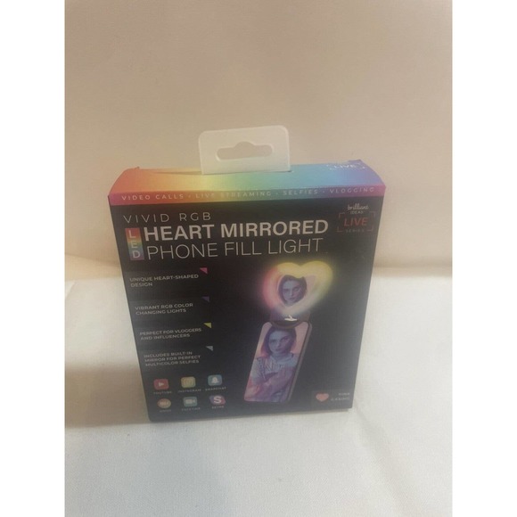 Vivid RGB | Cameras, Photo & Video | Vivid Rgb Heart Mirrored Led Phone ...